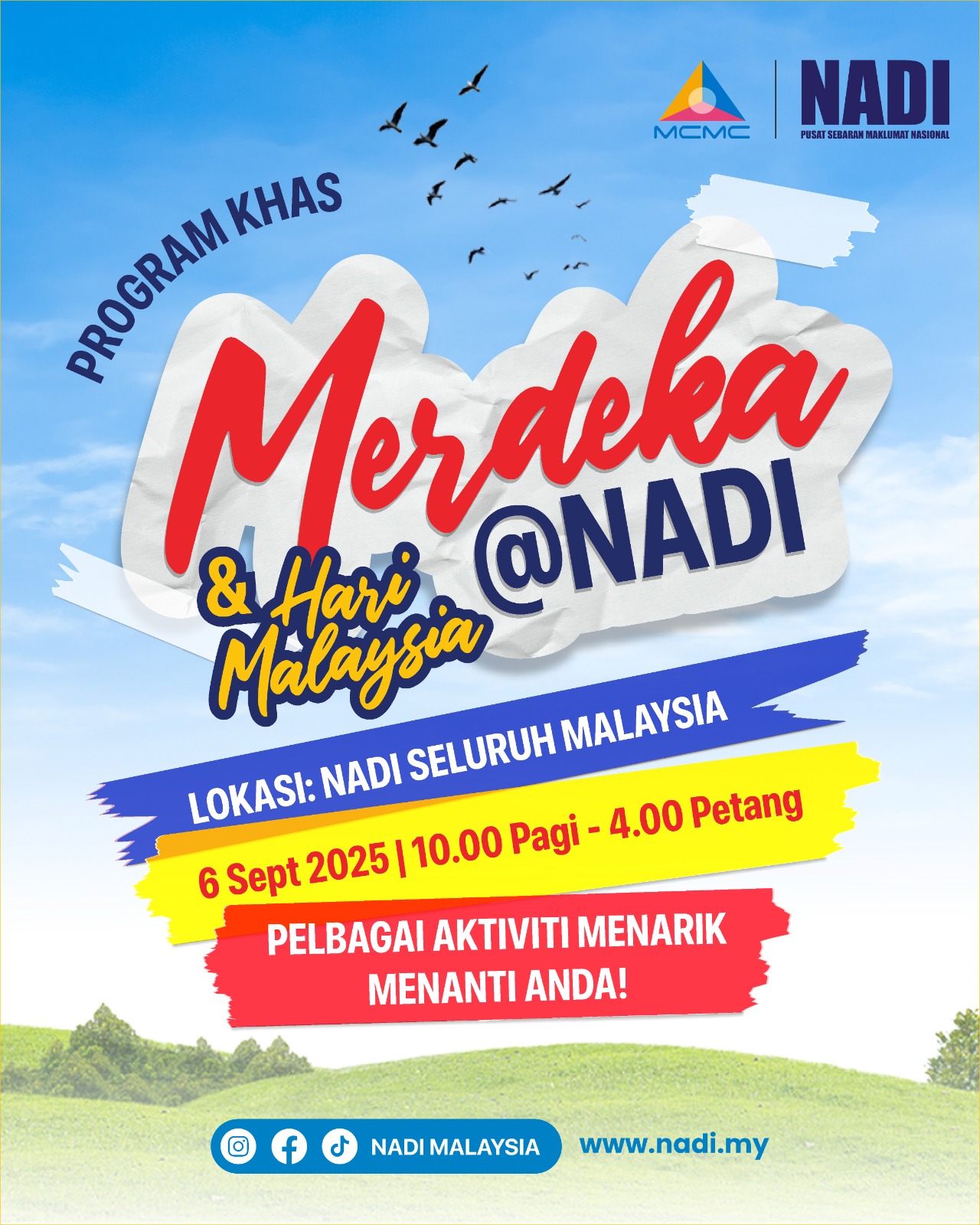 Hebahan Program Khas Merdeka & Hari Malaysia @ NADI Buluh Kubu – NADI ...